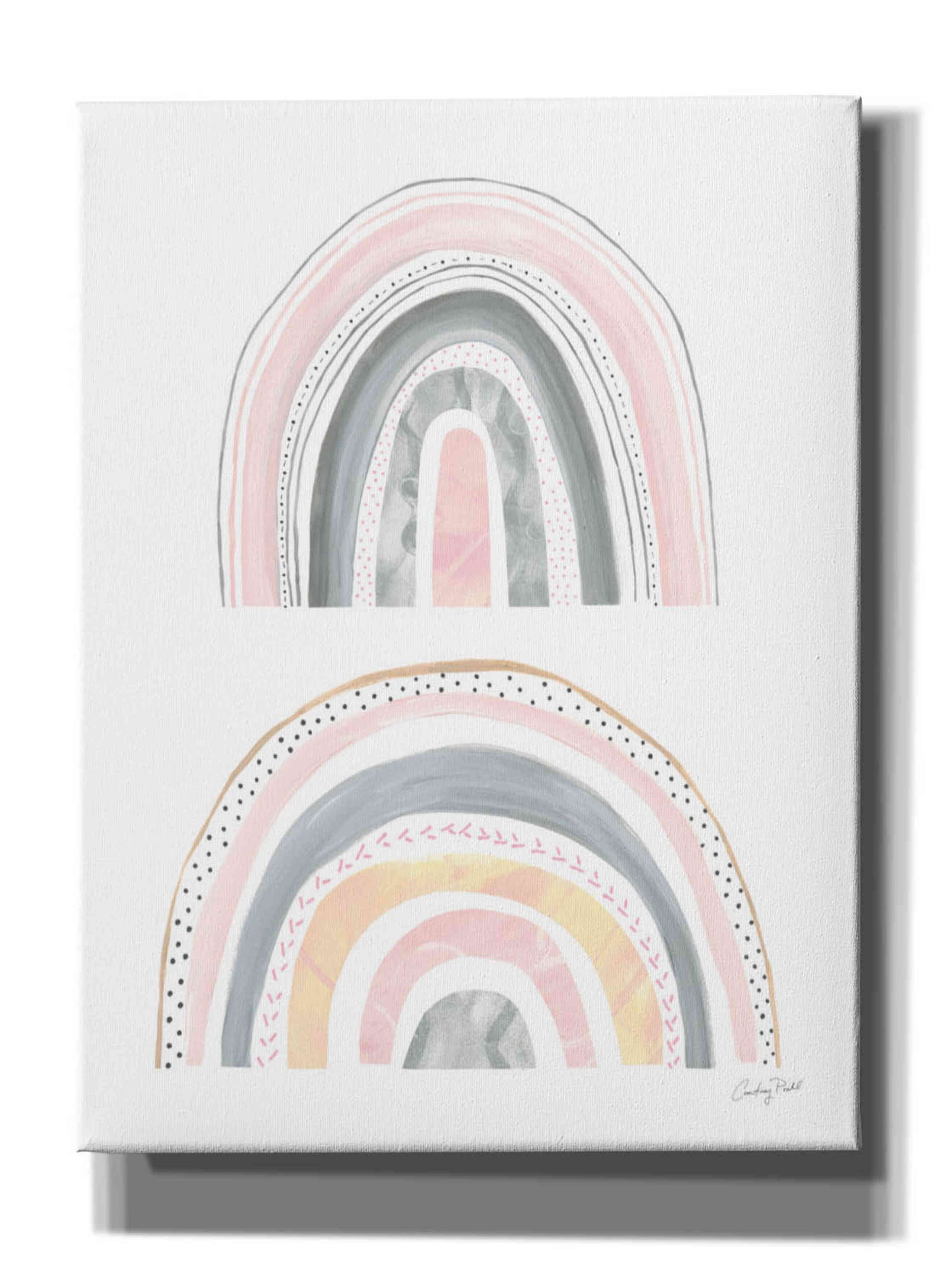 Epic Graffiti 'Boho Rainbow III by Courtney Prahl, Canvas Wall Art, 12 ...