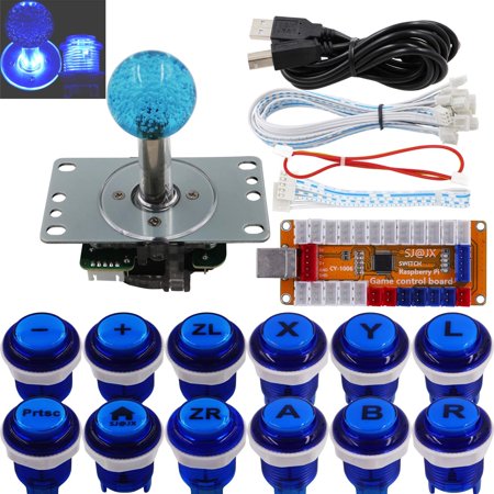 SAYDY Arcade Game LED Controller Lamp USB Encoder Gamepad?Cherry?MX?Microswitch Light Button 4 ...
