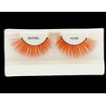 JUNXIAO-Orange Eyelashes Colored Halloween Lashes For Mad Hatter ...