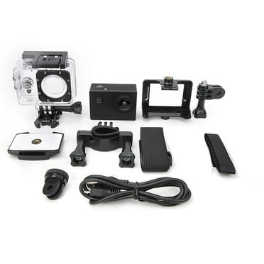 Ematic EVH625BL ActionCam 5.0-Megapixel 720p HD Video Waterproof ...