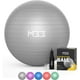 Exercise Ball 55 To 85cm Extra Thick Antiburst Yoga Ball With Hand Pump ...