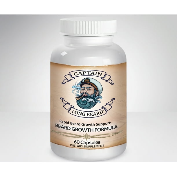 Beard Growth Supplementary Products and Hair Growth Pills with Biotin ...
