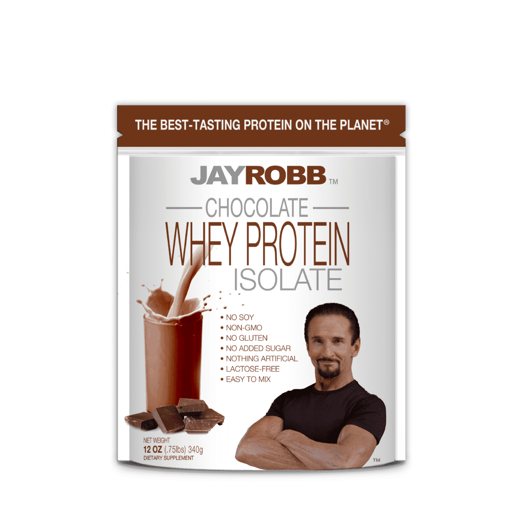 Jay Robb - Whey Protein Isolate Powder Chocolate - 12 oz. - Walmart.com