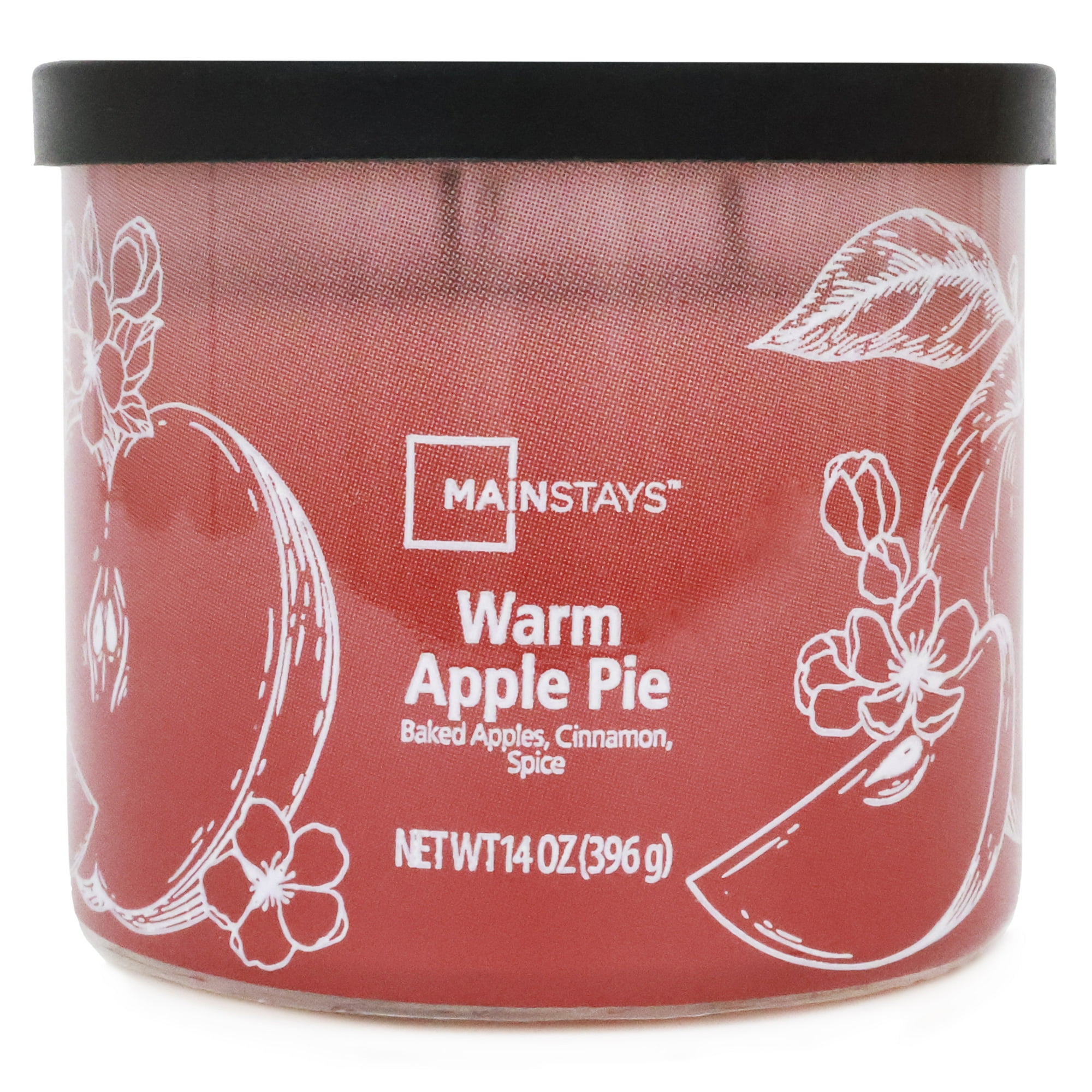 Click here for Mainstays 3-Wick Textured Wrapped Warm Apple Pie S... prices