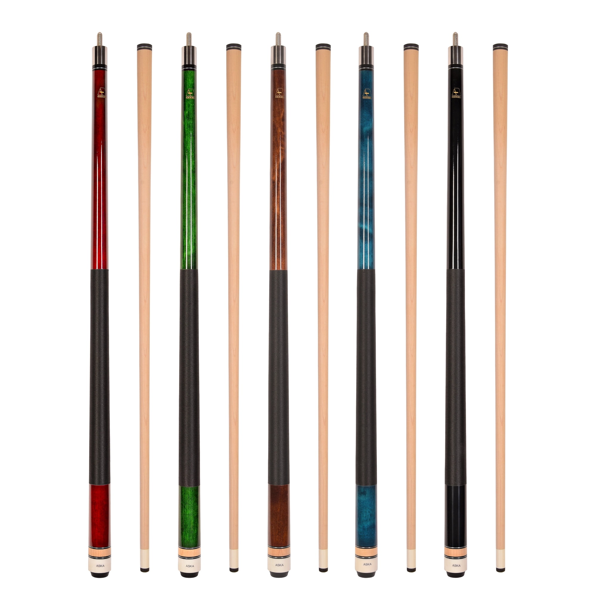 Click here for Aska L2 Set Of 5 Billiard Pool Cues - 58 Hard Rock... prices