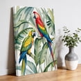 Colorful Parrots Canvas Wall Art for Living Room, A Pair of Colorful ...
