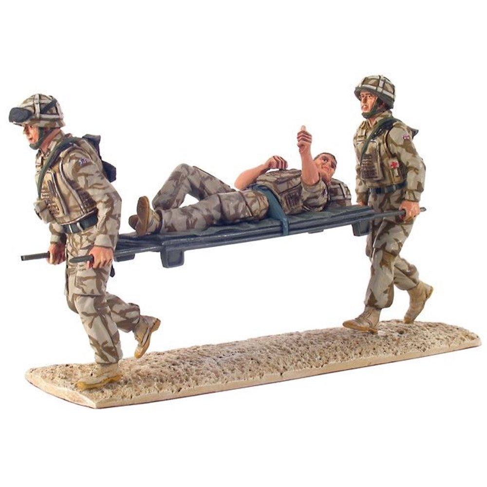 W Britain Help Of Heros - Modern British Army Stretcher Bearer Set ...