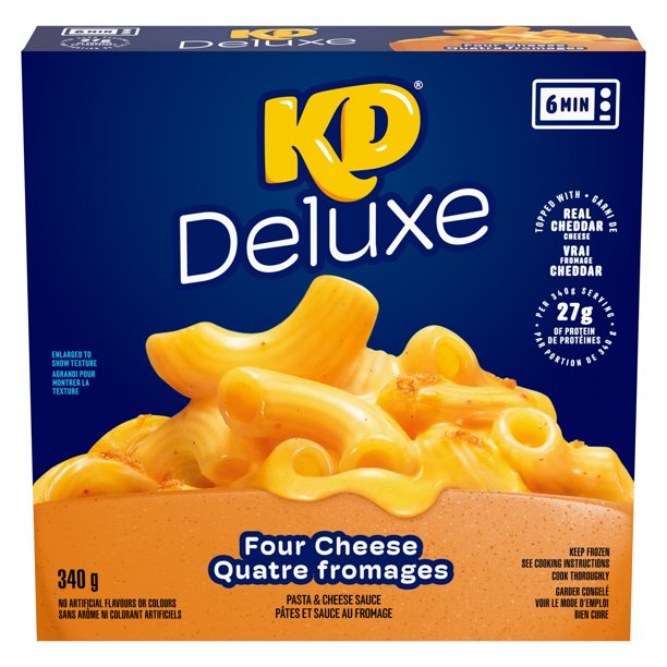 KD DELUXE FROZEN MAC & CHEESE 4 CHEESE 340G - Walmart.ca