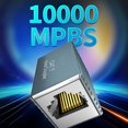 Compactly Metal Shielded RJ45 LAN Coupling Ethernet Cable Connectors ...
