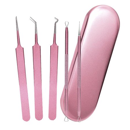 Professional Blackhead Extractor Tool For Nose Face, Stainless Comedone ...
