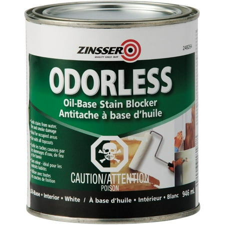 Odorless Oil-Based Stain Blocker Alkyd Primer - White, 946 ml | Walmart ...