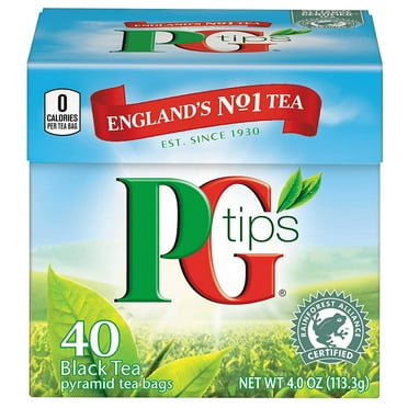 PG Tips Original 40 Ct Tea Bags - Walmart.com