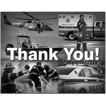 Big Dot of Happiness Thank You Firefighters - First Responders ...