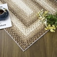 Hasoo Washable Area Rug 5' x 7' Beige Imitation Braided, Perfect for ...