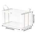 Medium Heavy-Duty Thick Plastic Clear Storage Bag for Moving & Closet ...