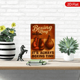 8x12 Inch Metal Wall Art, Vintage Boxing Ring Poster Style Tin Rack ...
