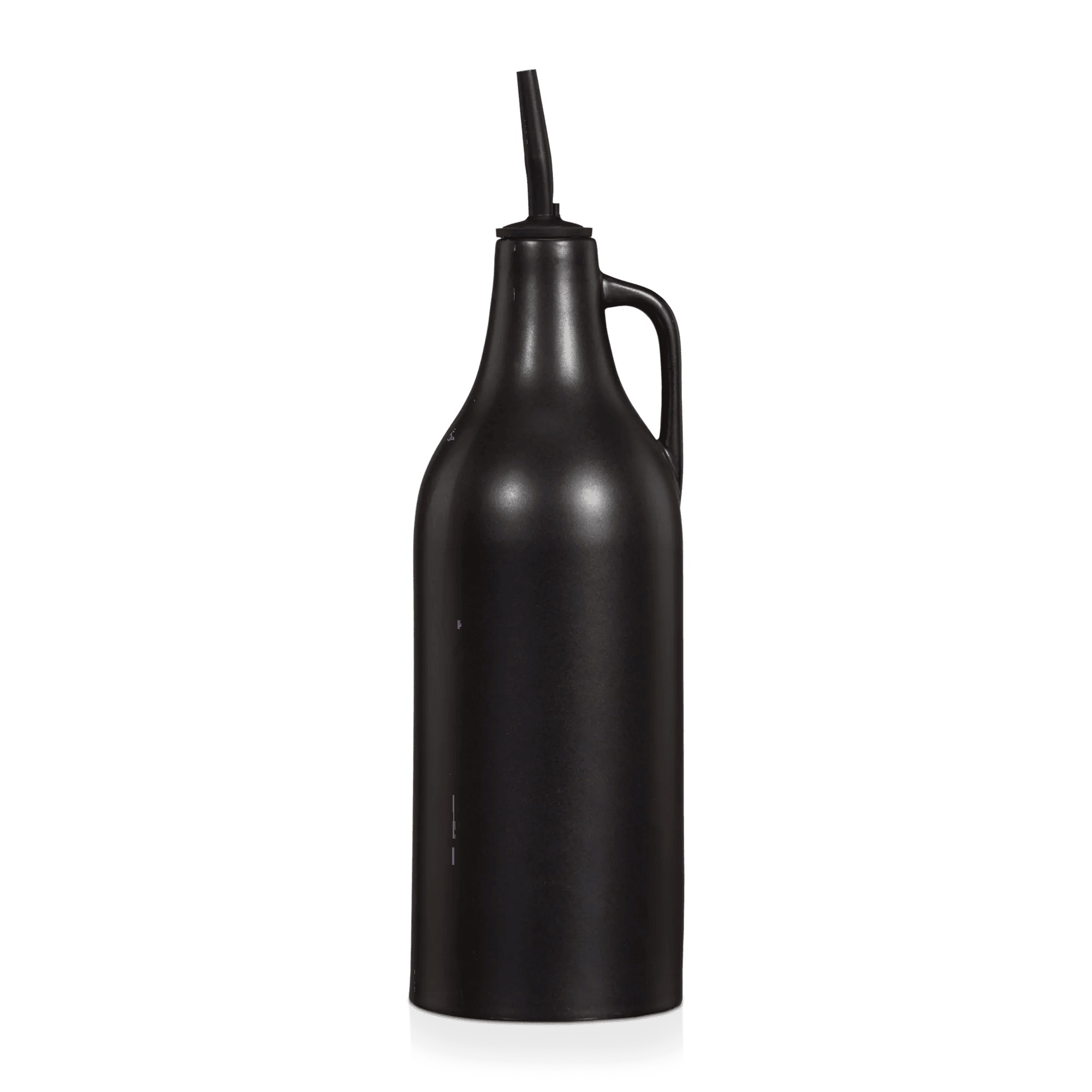 Click here for Bouclair Black Ceramic Oil Bottle With Pouring Spo... prices