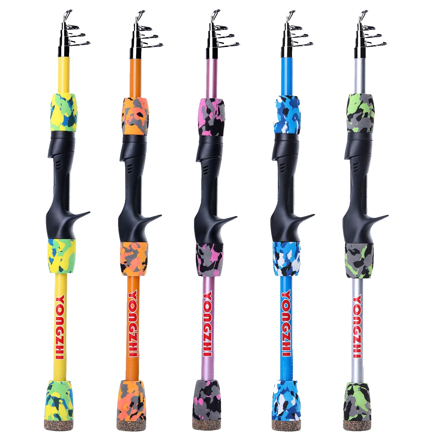 Sougayilang 1.5m Kids Telescopic Fishing Pole Carbon Fiber Fishing Rod ...