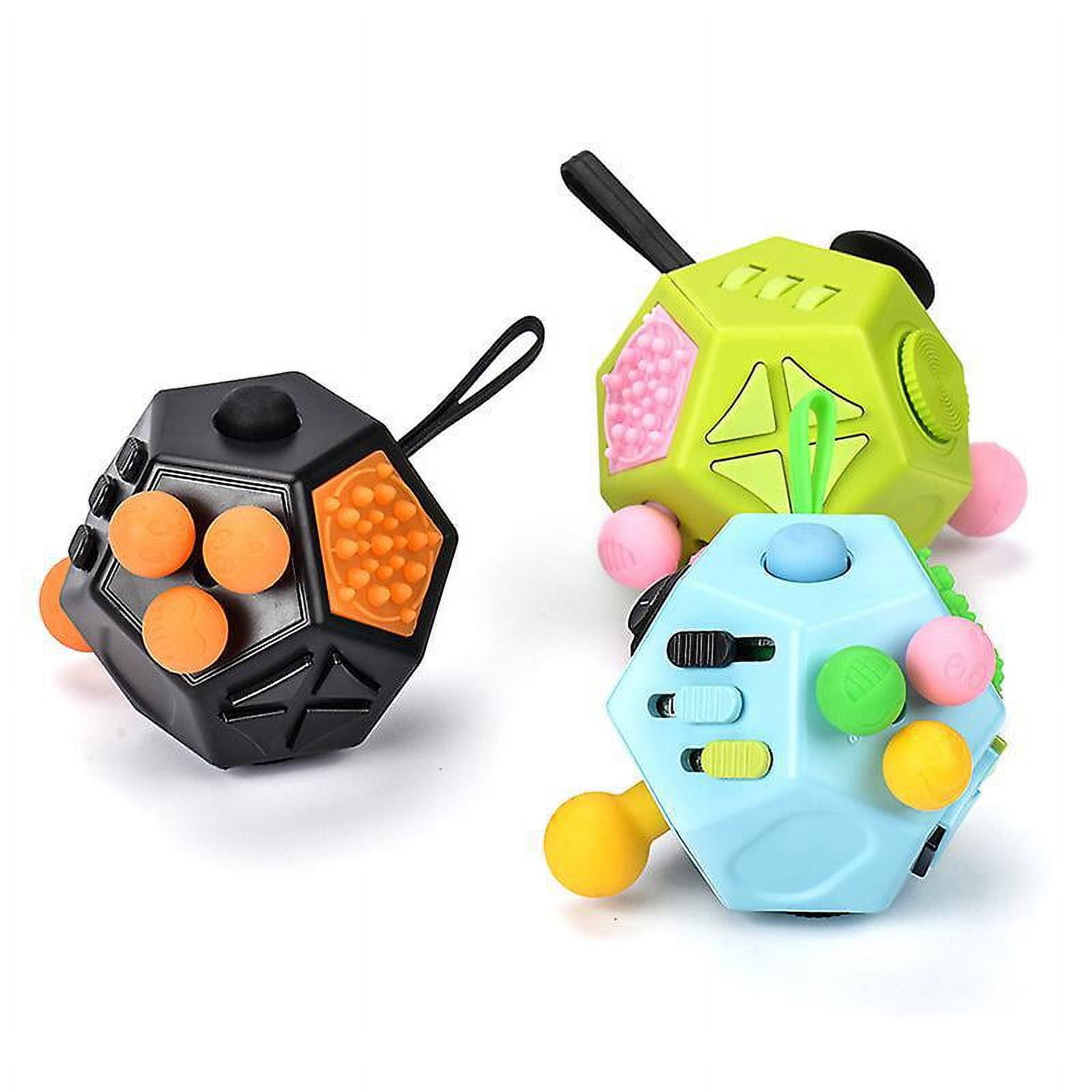 Juguete sensorial antiestrés, dodecágono de 12 caras, dados para ...