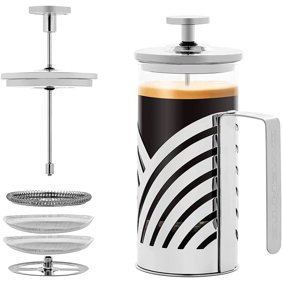 BonJour Coffee Unbreakable Plastic French Press, 3-Cup, Ami-Matin ...