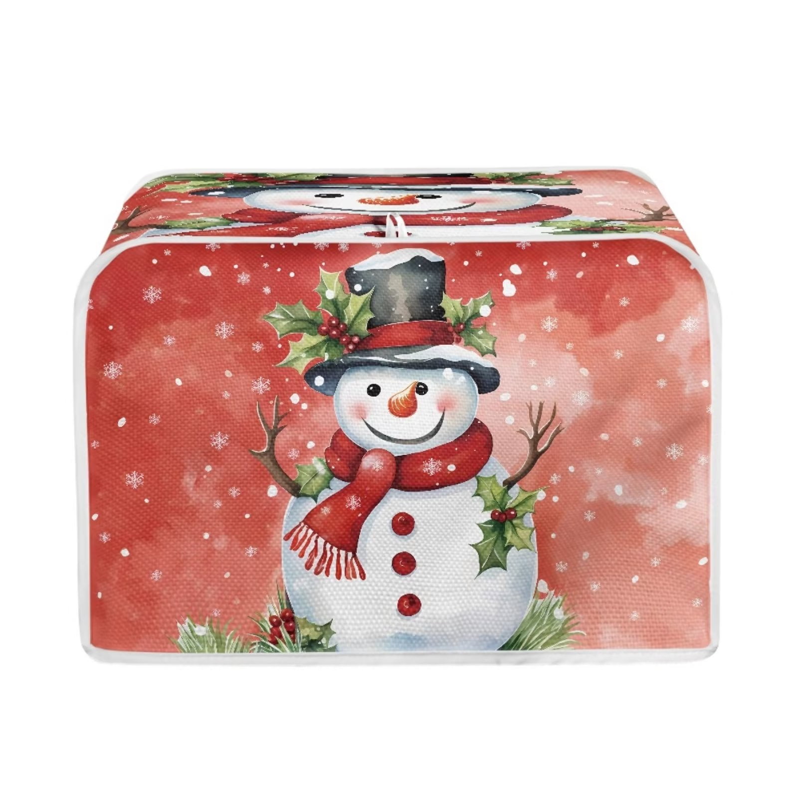 Renewold Cute Snowman Toaster Covers 2 Slice Dustproof and Fingerprint ...