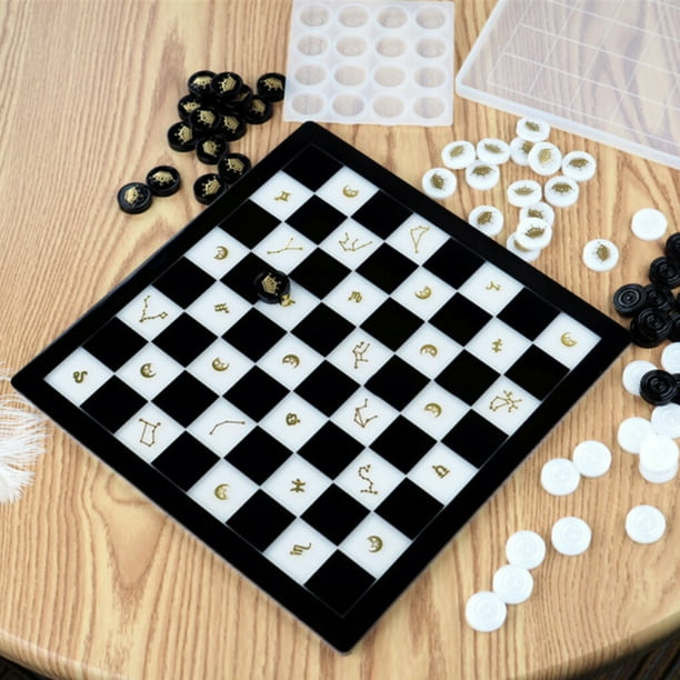 tredstone Molds for Resin Casting Silicone Chess Board DIY Handmade ...