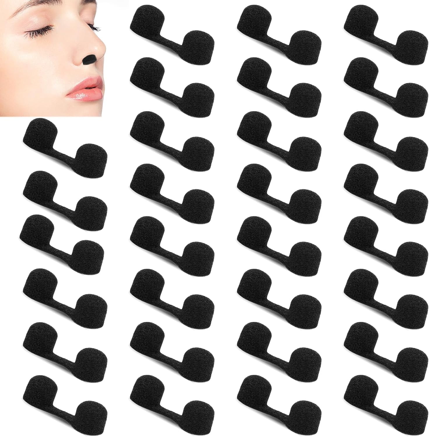 30 filtros nasales para polvo, filtros nasales desechables, filtro de ...