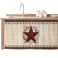 Cabinet Curtain 32''W x 55''L, Texas Star Vintage Under Sink Curtain ...