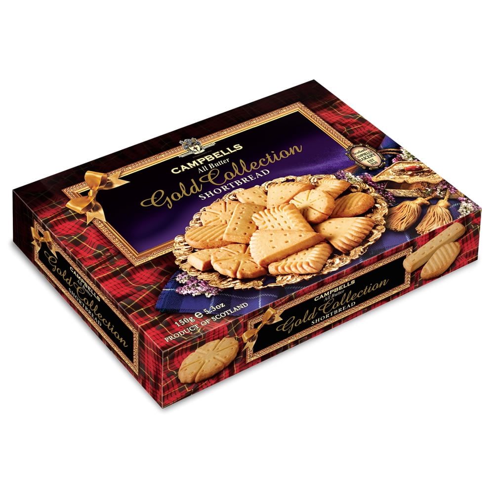 Campbells Shortbread Gold Assortment 150g - Walmart.com