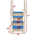 Free Shipping! Confer Above Ground Curve Pool Steps, Blue - Wide ...