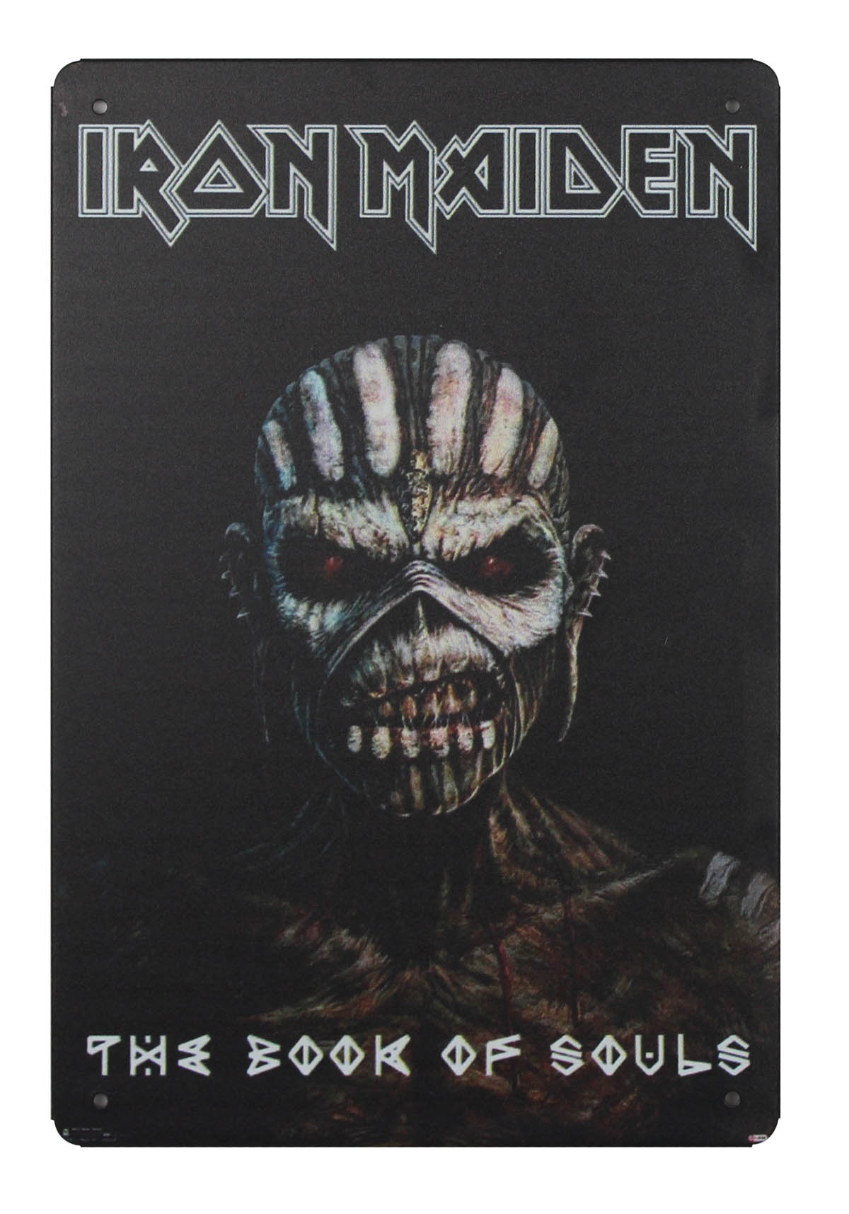 Iron Maiden skull metal tin sign vintage style reproduction 12 x 8 ...
