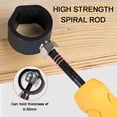 Hxlamzoo Steel Tapping Handle Tool with Yellow High-Visibility Handle ...