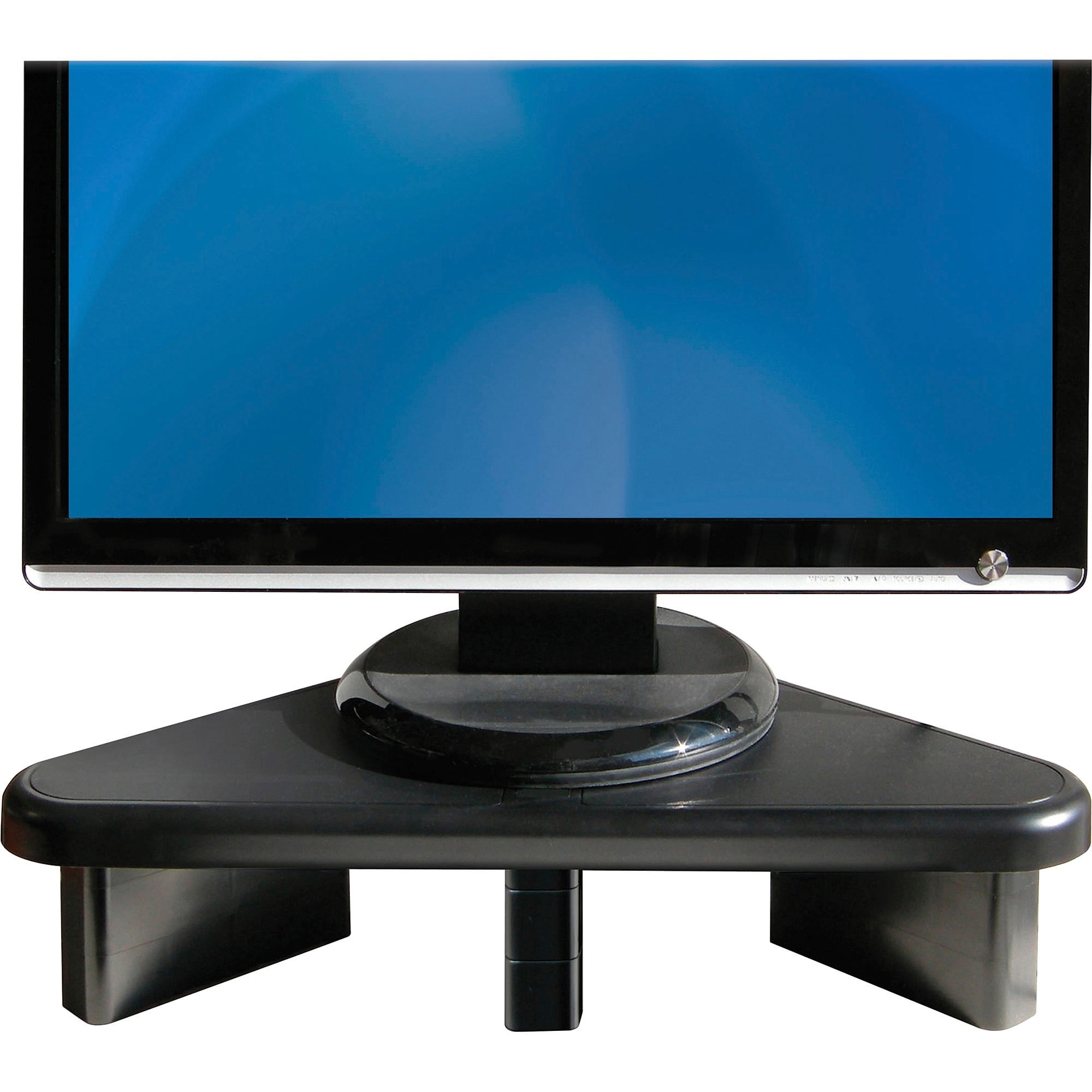 DAC, DTA02184, Stax Ergonomic Height Adjustable Corner Monitor Riser, 1 ...