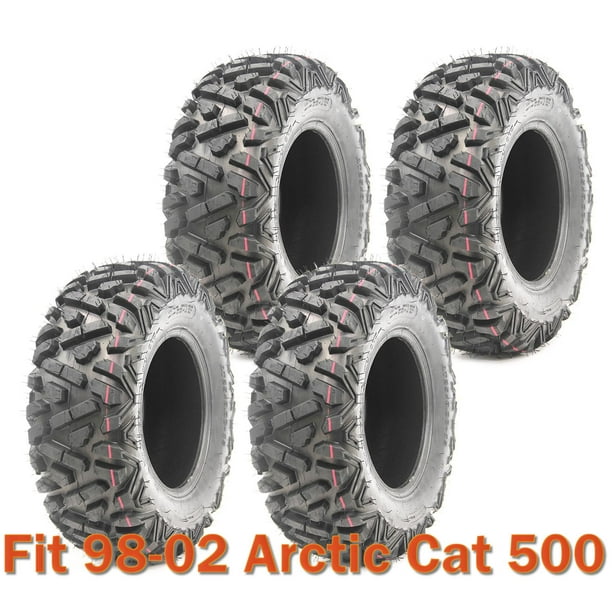 Set of 4 WANDA ATV tires 25x10-12 P350 for 98-02 Arctic Cat 500 ...