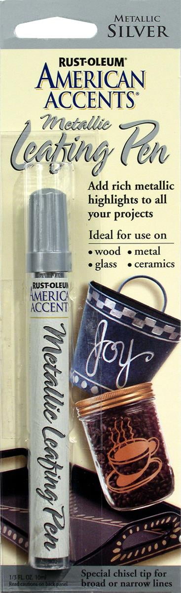 Rust-Oleum American Accents Metallic Silver Leafing Pen Exterior and ...