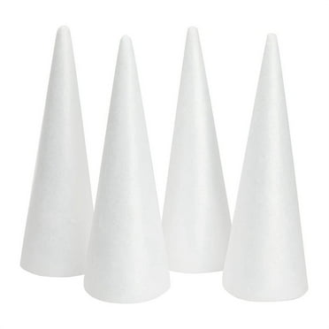 8pcs Foam Cone Polystyrene Cone Shapes Tree Crafts Table Centerpiece ...