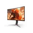 AOC C27G2Z 27" Curved Frameless Ultra-Fast Gaming Monitor, FHD 1080p, 0 ...