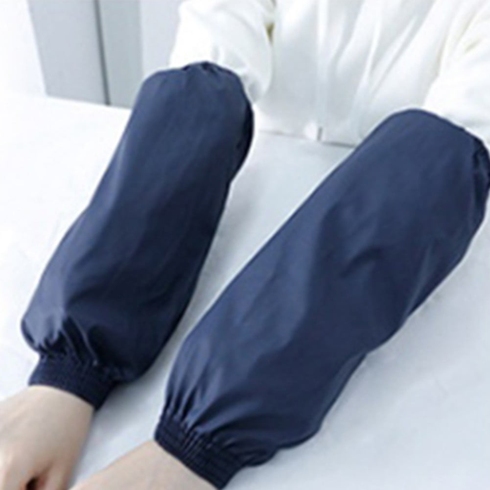 Over Sleeve Cover Oil Waterproof Elasticated Cuffs Wrist to Elbow ...