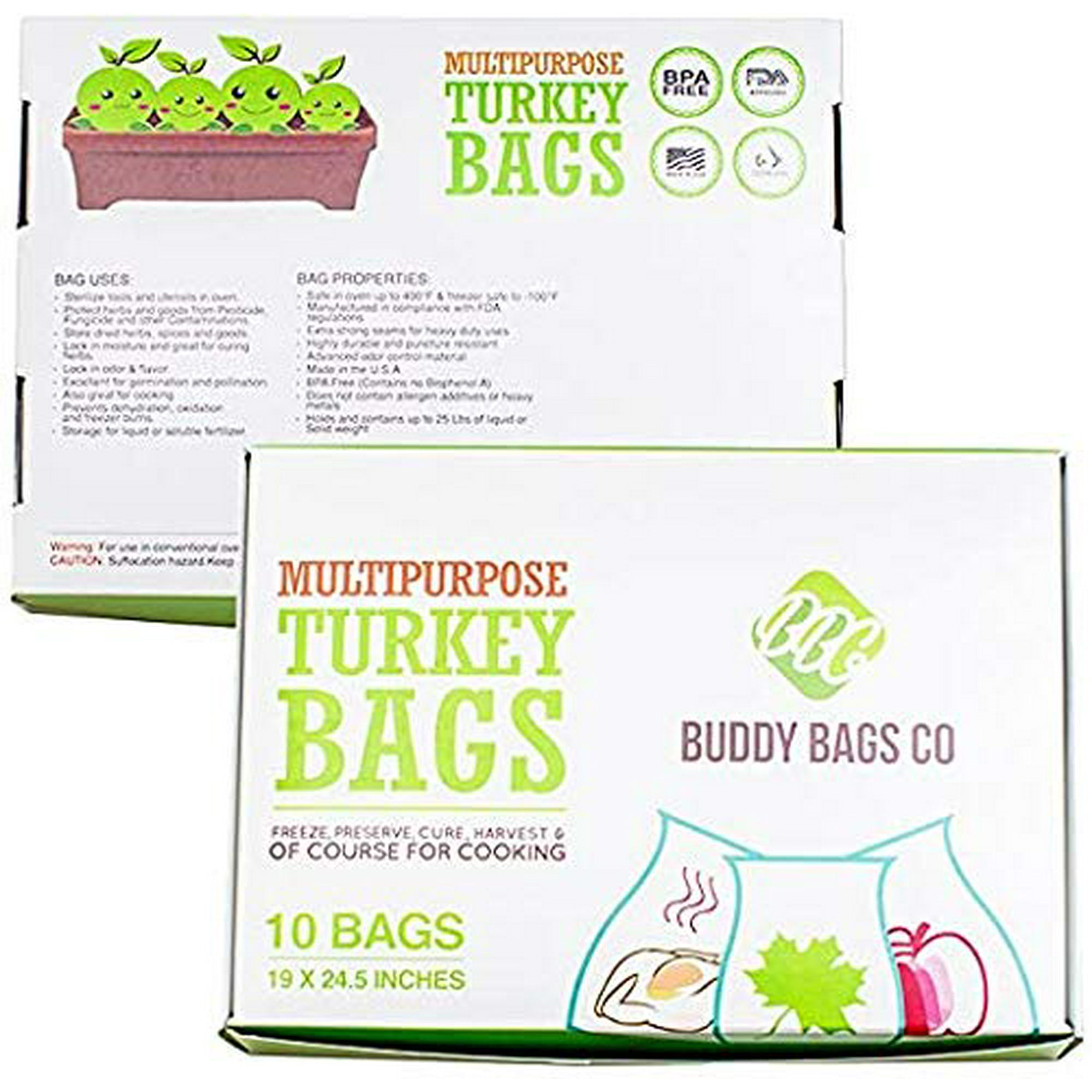 Click here for Buddy Bags Co Multipurpose Nylon Turkey Oven Bags... prices