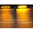 LED Light 6 Oval - Waterproof Mount Turn Tail Signal - Walmart.com