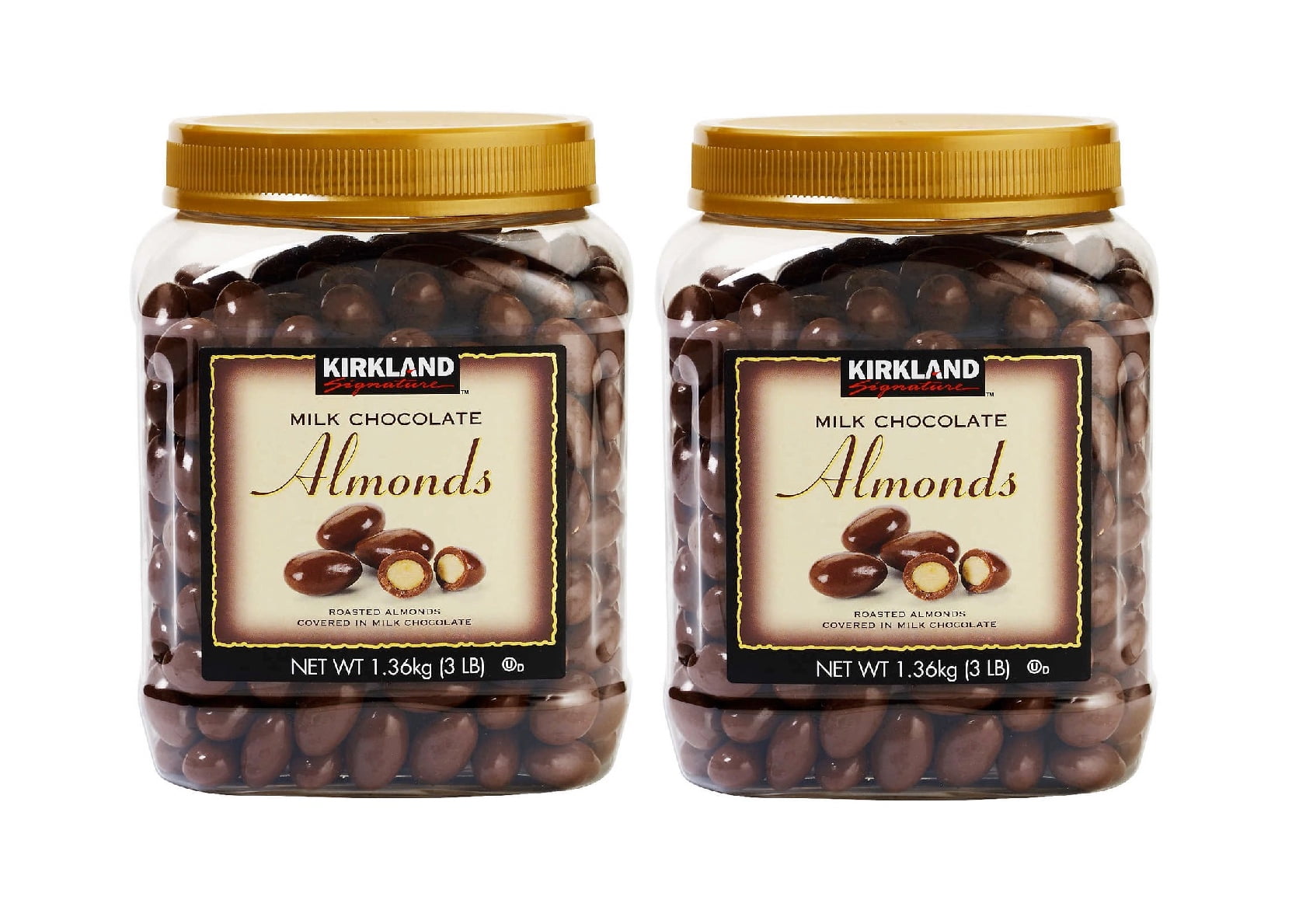 Kirkland Signature Milk Chocolate Covered Almonds, 48 oz 2PK - Walmart.com