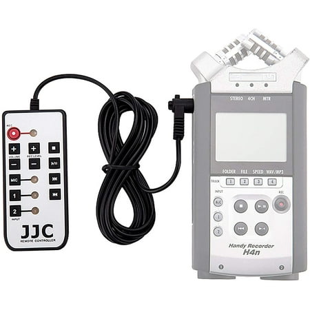 JJC H4n Cable Wired Remote Control Commander for Zoom H4n & H4n Pro All ...