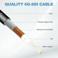 3FT 6G-SDI Cable, BNC Male to Male Cable 75 Ohm RG59 Coaxial Video ...