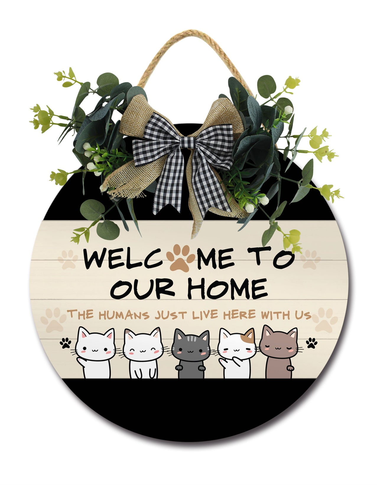 Home Decor Signs Welcome To Our Home Rustic Wooden Wall Art Signs ...