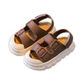 Antinious Boys Solid Non Slip Soft Base Casual Open Toe Outdoor Daily ...