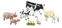 Learning Resources Jumbo Farm Animals: Mommas and Babies, Set of 8 ...