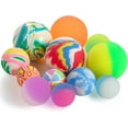 Tongzhou 12 Pcs Bouncy Balls, Mixed Sizes and Colors Rubber Balls for ...