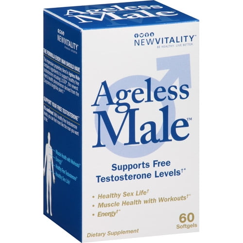New Vitality Ageless Male Dietary Supplement Softgels, 60 count ...