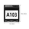 MLINS Solar Door Numbers Plaques Address Sign Light Outdoor House ...