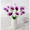 15 artificial calla lilies - miniature calla lily flowers, suitable for ...